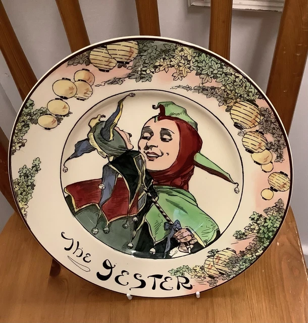 VINTAGE ROYAL DOULTON The Jester Series Ware Collectors Plate D6277 26 ...