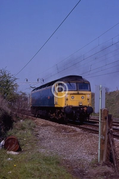 COLOUR RAILWAY PHOTOGRAPH of Class 47 47846 at Hartford on 24/04/1990 ...