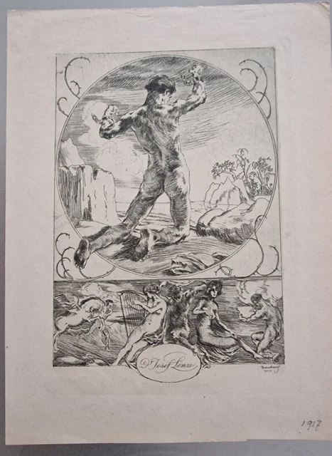 AMADEUS-DIER ERHARD. EX libris Dr. Josef Lenze. Rad 149 x 103 EUR 20,00 ...