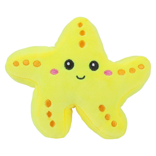 STARFISH SOFT TOY Cute Plushie Huggable Cuddly Stuffed Toy 16cm Yellow ...