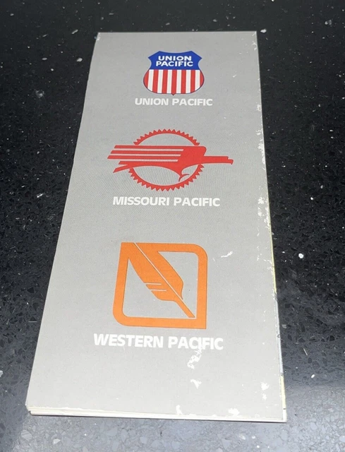 UNION PACIFIC MISSOURI Pacific Western Pacific Route Map £5.99 ...