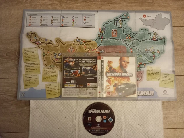 VIN DIESEL: WHEELMAN Sony Playstation 3 PS3 Game with map £2.00 ...