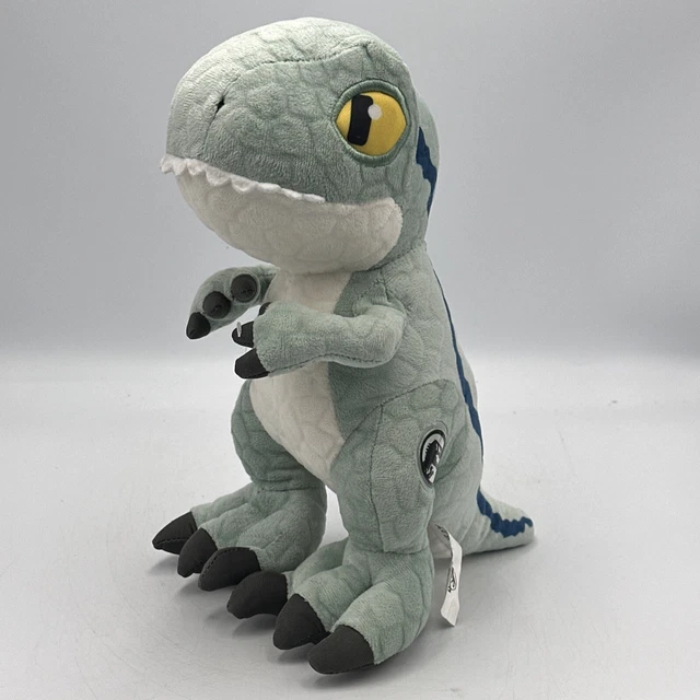 JURASSIC WORLD DOMINION Blue Dinosaur Raptor Plush Super Soft Toy £9.99 ...