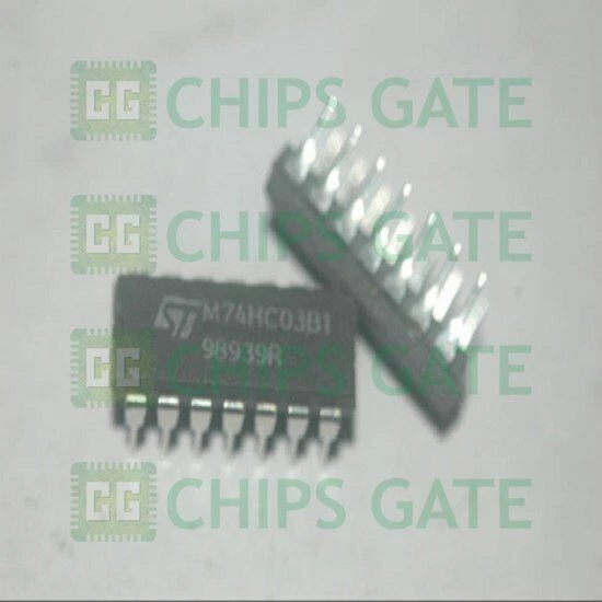 15 PZ 74HC03 Incapsulamento: DIP, Quad 2 ingressi gate NAND #E6 EUR 9 ...