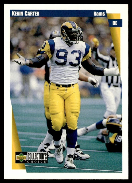 1997 COLLECTOR'S CHOICE Kevin Carter St. Louis Rams #256 15798 EUR 1,64 ...