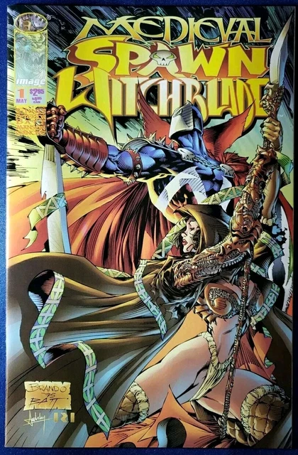 MEDIEVAL SPAWN/WITCHBLADE 1996 Image Vol. 1 Top Cow Brando Batt Ennis ...