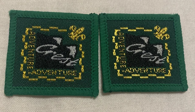 UK SCOUTING 1980'S Cub Scout Adventure Crest Award (Green) discontinued ...