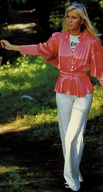 ICONIC BEAUTY SCARCE Large Photo ABBA Agnetha Faltskog Good Condition £ ...