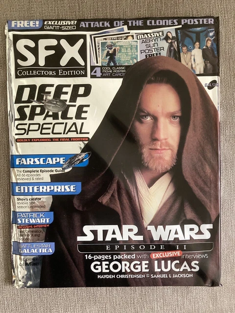 SFX MAGAZINE COLLECTORS Edition Deep Space Special-Art Cards/Giant Dble ...
