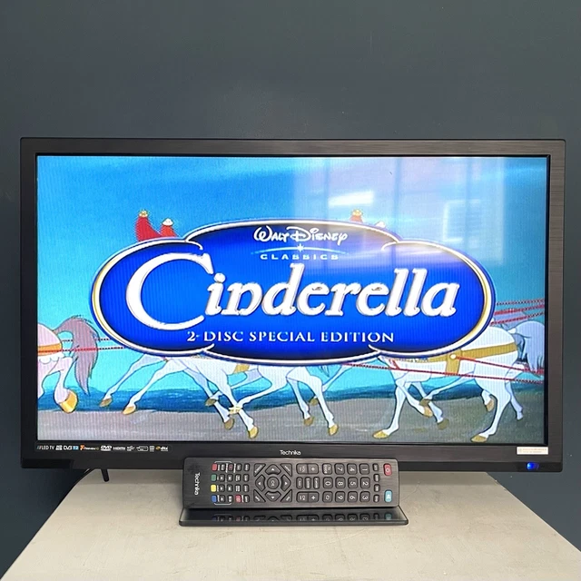 TECHNIKA 24” FULL HD LED TV Combi Built in DVD Player With Freeview HD ...