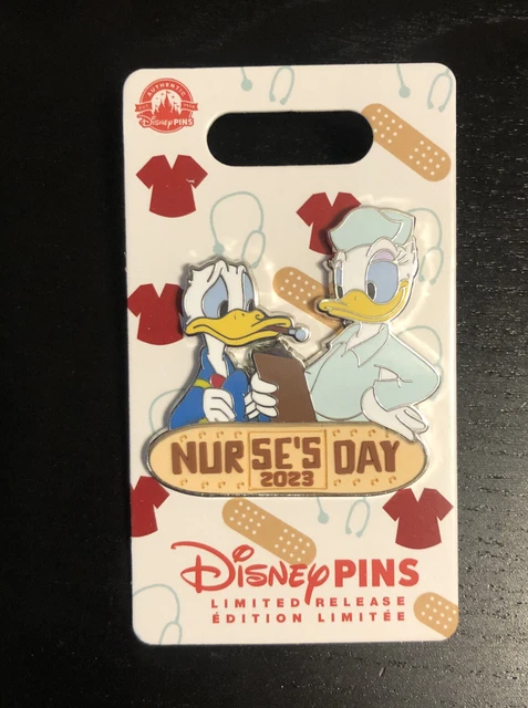 DISNEY NURSES DAY 2023 Donald and Daisy Duck Limited Release Pin EUR 27 ...