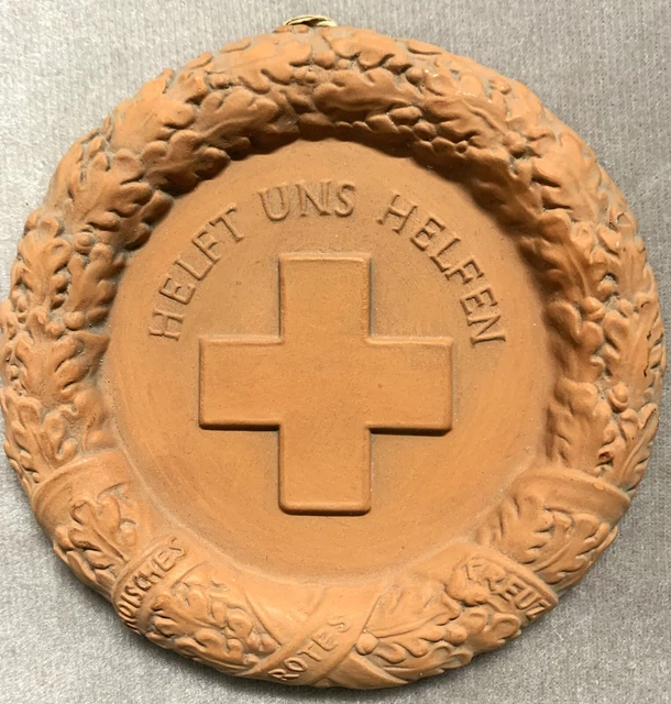 WW1 GERMAN Red Cross Terra Cotta Commemorative Plaques $22.50 - PicClick CA