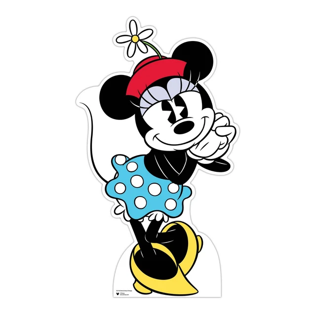 MINNIE MOUSE BLUE Skirt Cardboard Cutout Official Disney Standup ...