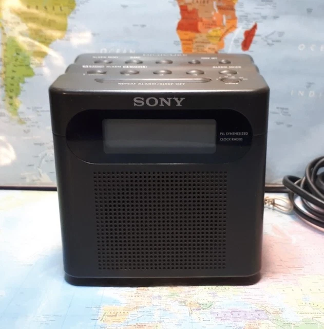 RADIO REVEIL DIGICUBE Sony Digicube ICF-C103L Rare et Vintage 1992's ...
