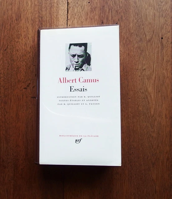 ALBERT CAMUS ESSAIS Bibliotheque De La Pleiade Edits De 1965 EUR 15,00 ...