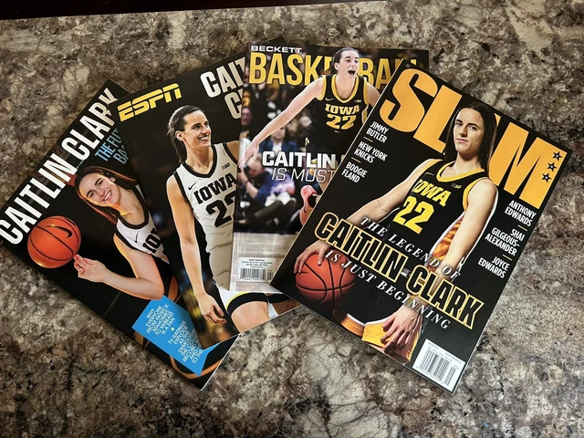 2024 CAITLIN CLARK Magazine Slam, Beckett, ESPN and Future Of ...