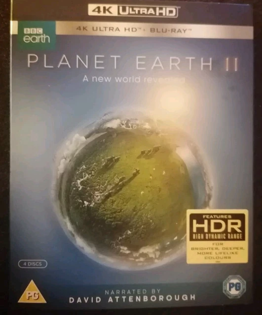 PANET EARTH 2. Blu Ray & 4K UHD. BBC. 4 Discs. David Attenborough. EUR 2,40 - PicClick IT
