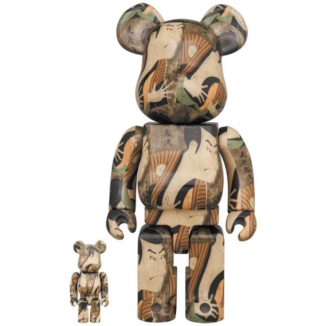 BE@RBRICK TOSHUSAI SHARAKU Otani Oniji III como Yakko Edobei 100% 400% ...