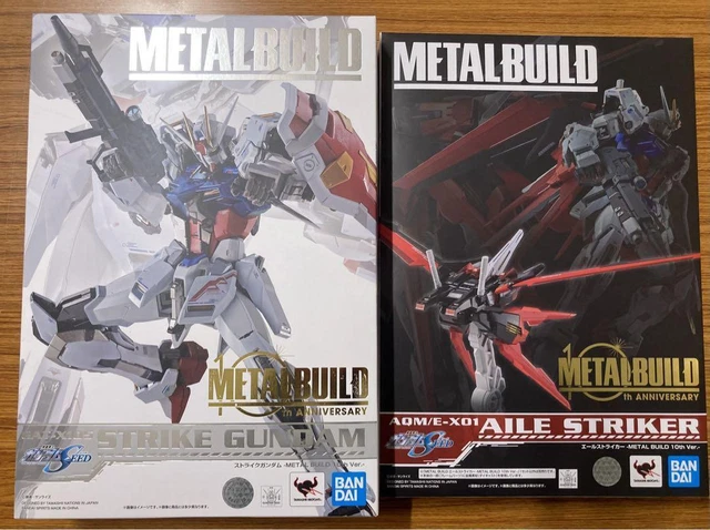 COFFRET DE FIGURINES Metal Build Strike Gundam Aile Striker 10e version BANDAI EUR 550,32 ...