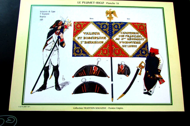 PLANCHE &LE PLUMET-RIGO& -Uniformes des Armées Napoléoniennes EUR 1,00 ...