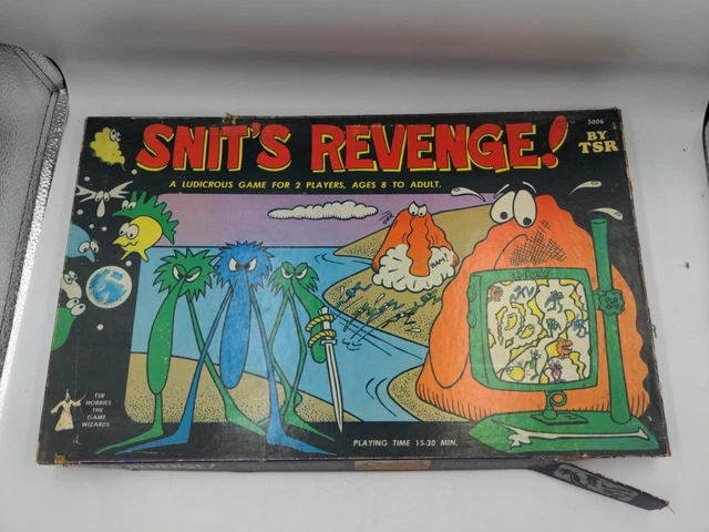 VINTAGE 1978 SNIT'S Revenge! Board Game By TSR 1978 Board Game Snit's ...