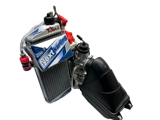NEW ROTAX UK EVO Max JUNIOR Engine -CLUTCH STARTER RAD,CARB AIR BOX ...