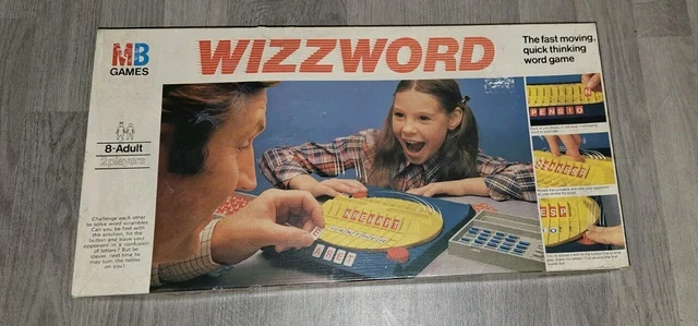 VINTAGE WIZZWORD FAMILY Board Game by MB Games 1977 99% Complete GC £15 ...