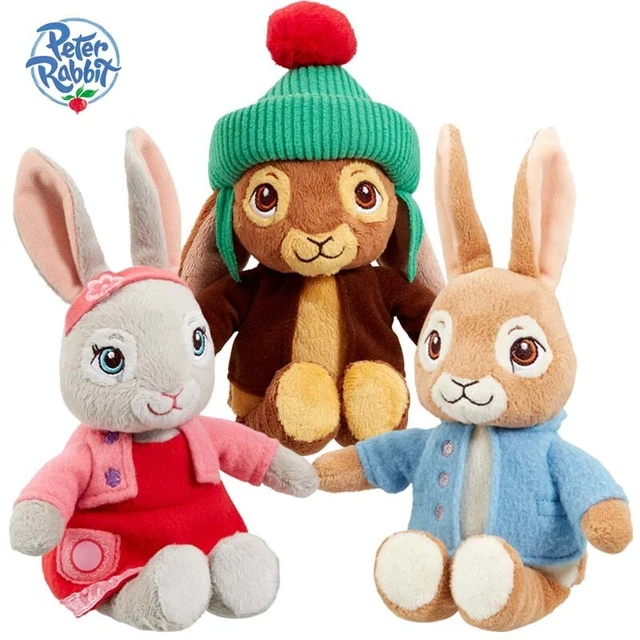 PETER RABBIT LILY BENJAMIN CHARACTERS CUDDLY SOFT ANIMAL PLUSH TOY 18cm ...