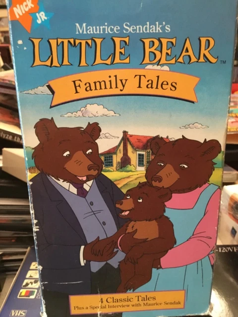 LITTLE BEAR FAMILY Tales VHS Tape Animated Nick Jr Maurice Sendak ...