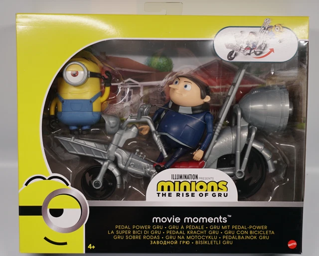 MATTEL MINIONS THE Rise of Gru Movie Moments with Pedal Power Stuart ...