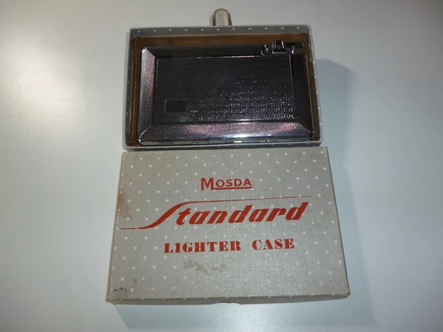 MOSDA 500 & Automatique Briquet Cigarette Boîtier - - 1955 -england ...