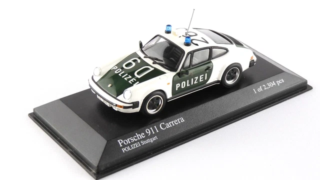 PORSCHE 911 (930) Carrera POLIZEI Stuttgart 1983 - MINICHAMPS 430062090 ...