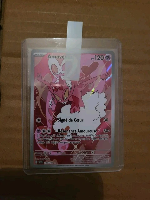 CARTE POKÉMON AMOVÉNUS 180/167 AR EV6 Mascarade Crépusculaire NEUF FR ...