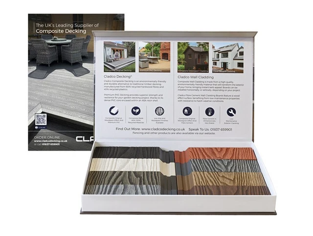 WOODGRAIN COMPOSITE WALL Cladding Sample Pack, Cladco Cladding In 8 ...