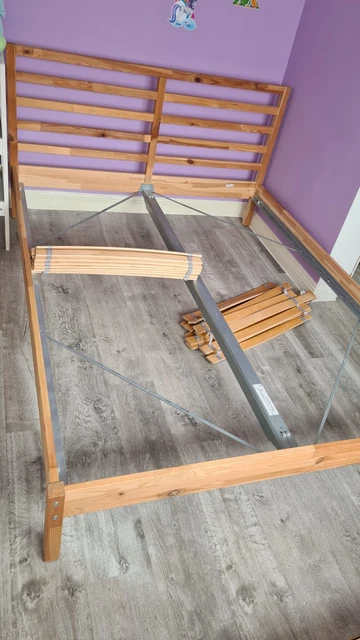 IKEA PINE TARVA king size bed frame £31.90 - PicClick UK