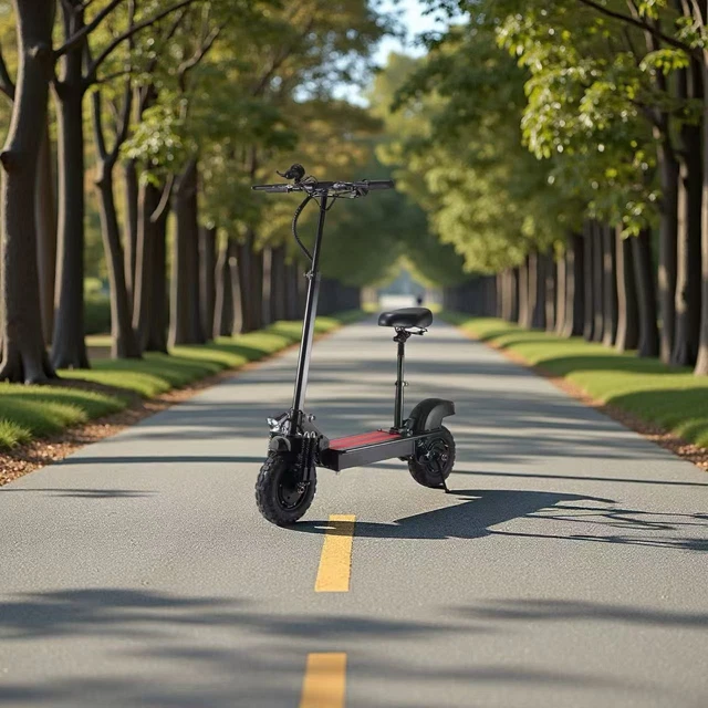 2000W DUAL MOTORS Electric Scooter 60KM/H With Seat E Bike Foldable ...