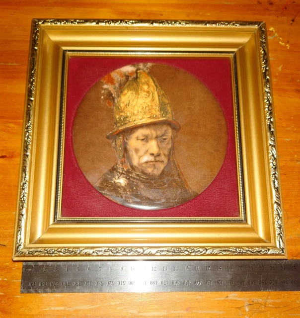 GENUINE STAFFORDSHIRE CERAMICS Rembrandt Golden Helmet Harleigh China ...