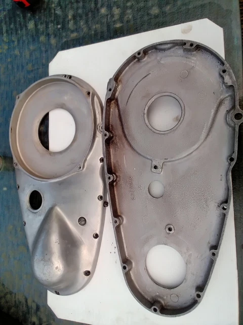 VINTAGE ARIEL INNER and outer clutch cases 350cc 500cc red hunter 1950s ...