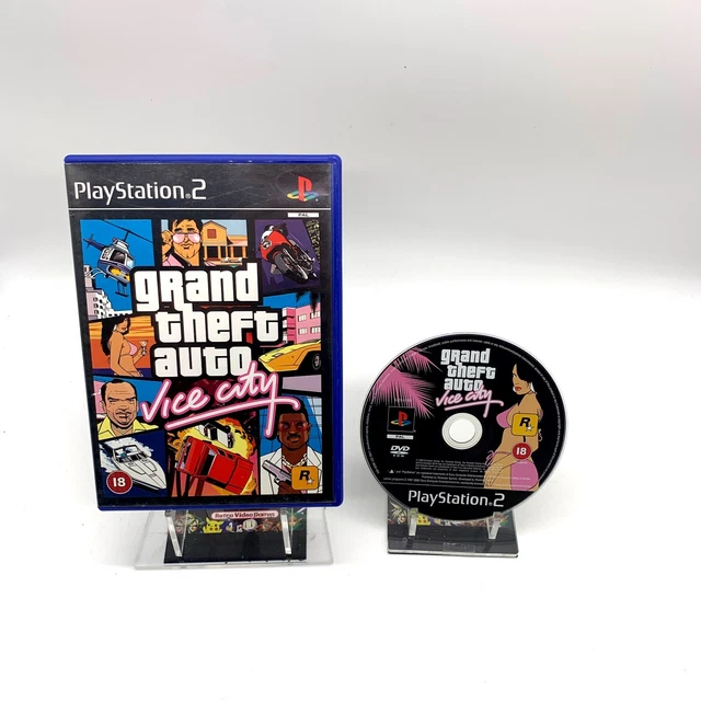 GRAND THEFT AUTO Vice City Sony Ps2 Playstation 2 Gta Tested - Clean ...