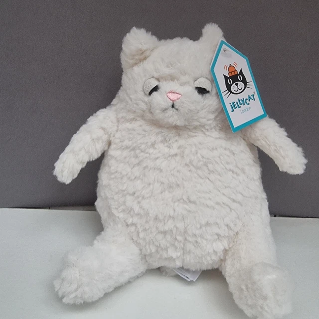 JELLYCAT AMORE CAT Small Cream Kitten NEW BNWT new with tags retired ...