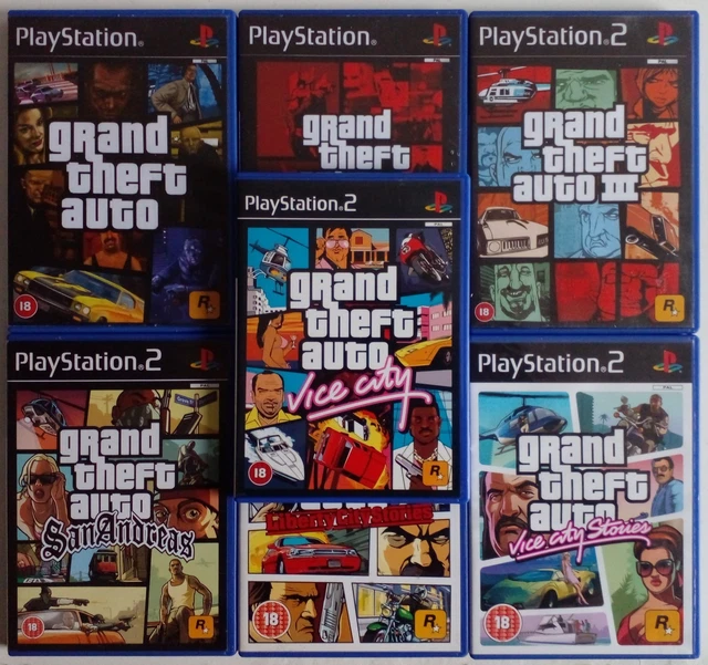 SONY PLAYSTATION 2 Games - Grand Theft Auto Complete PS2 Collection ...