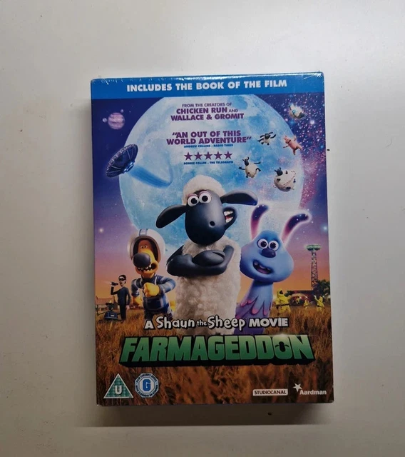 A SHAUN THE Sheep Movie dvd: Farmageddon with book collectors edition ...