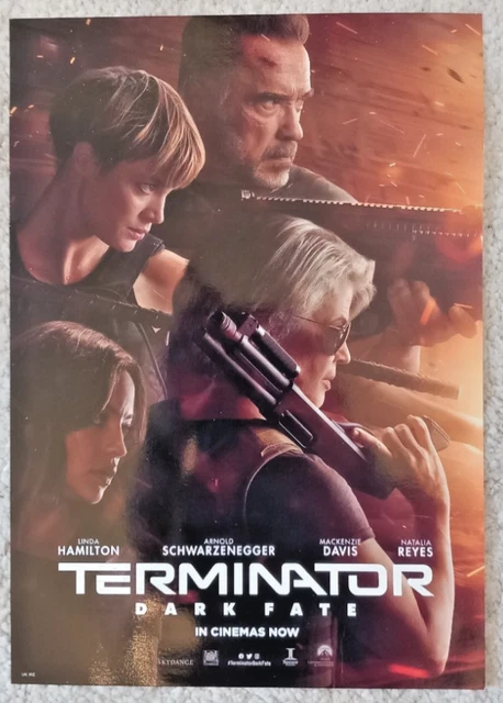 TERMINATOR DARK FATE Movie Poster Odeon Cinemas exclusive Arnold ...