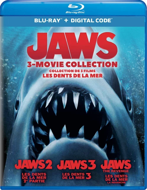 JAWS 3-MOVIE COLLECTION - Blu-ray + Digital (Blu-ray) Roy Scheider ...