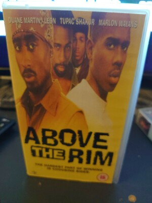 ABOVE THE RIM (VHS, 1994) Marlon Wayans Tupac Shakur Duane Martin Leon ...