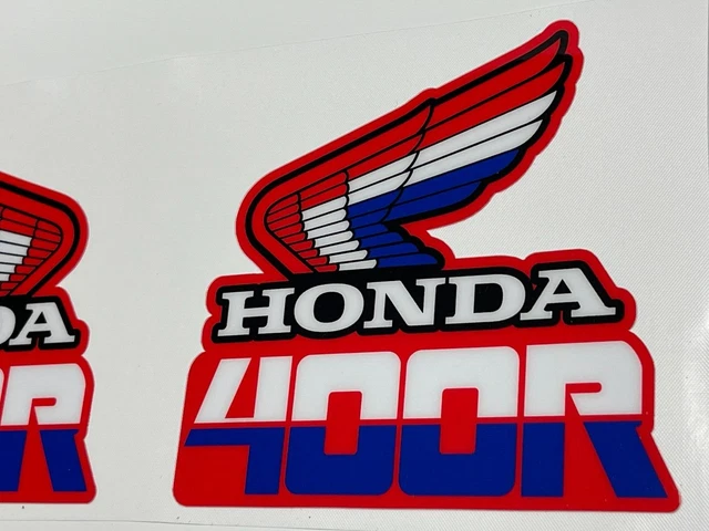 HONDA XR400R XR 400R Xr 400 R Wing Fuel Gas Tank Decals Graphics Left ...