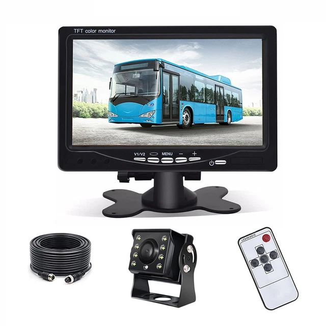 MONITEUR CAM RA D'INVERSION LCD 7 Pouces R tro clair e DEL TFT Pour Gros Cam EUR 78,65 - PicClick FR