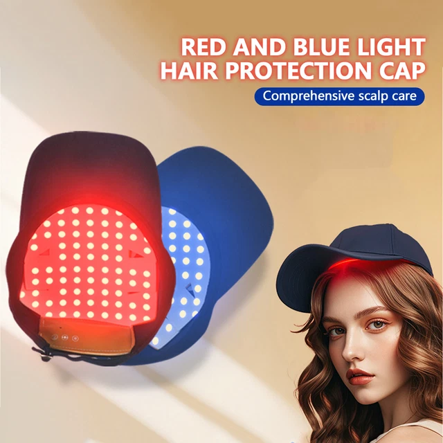 650NM RED LIGHT Therapy Cap LED Infrared Laser Hair Regrowth Anti-Hair ...