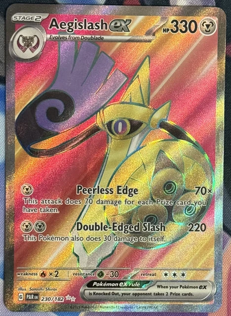 AEGISLASH EX PARADOX Rift 230/182 Holo Ultra Rare Pokemon TCG $1.99 ...