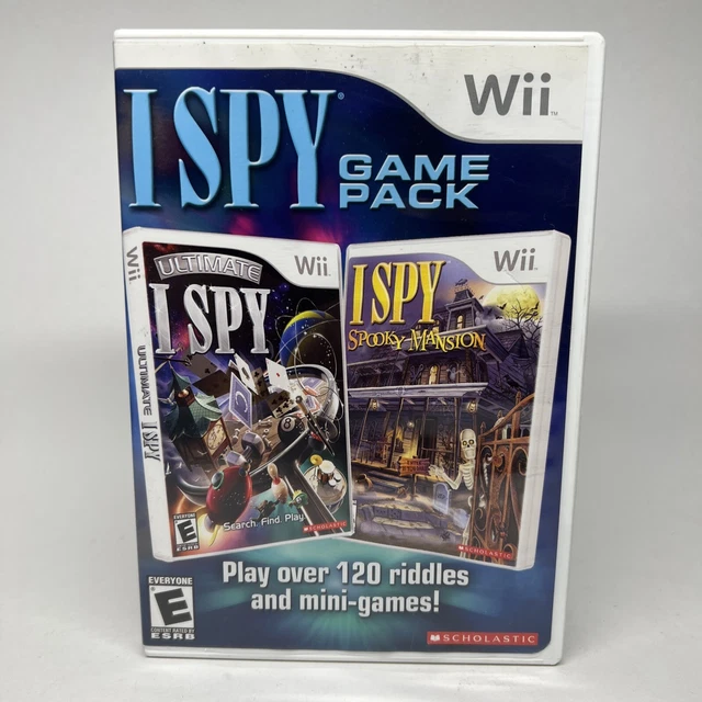 I SPY GAME Pack - Ultimate & Spooky Mansion (Nintendo Wii, 2009) CIB ...